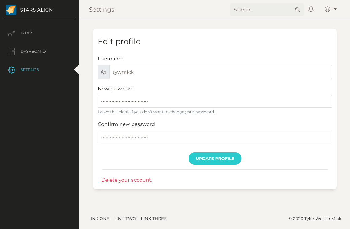 Next.js local authentication
